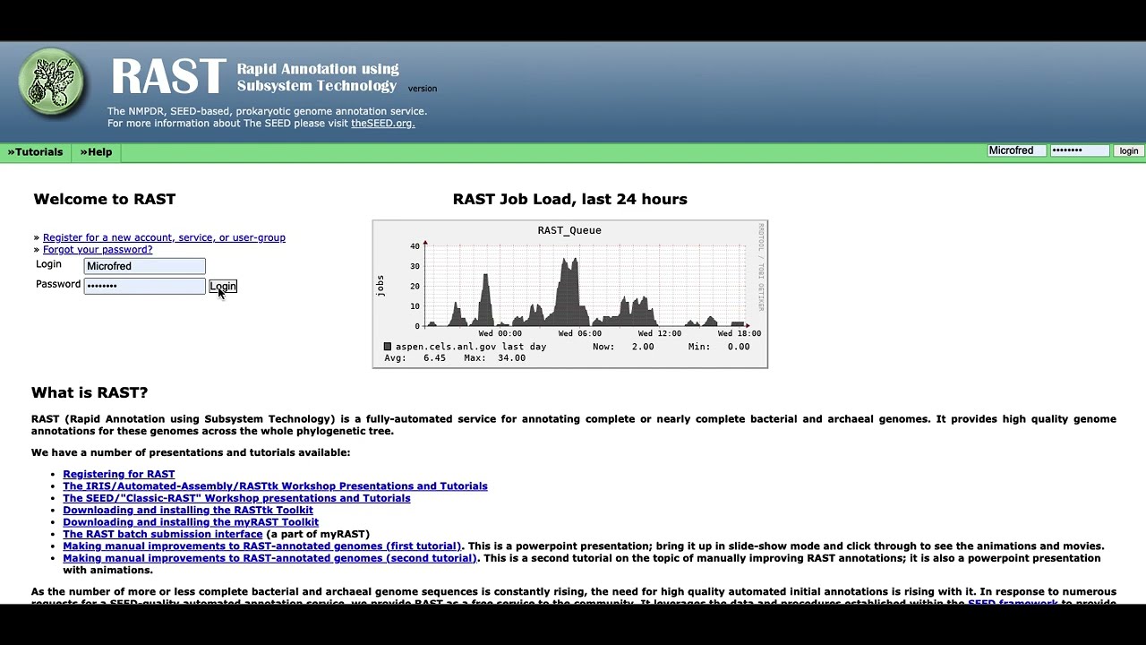 Como subir mi genoma ensamblado a RAST (Rapid Annotations using ...