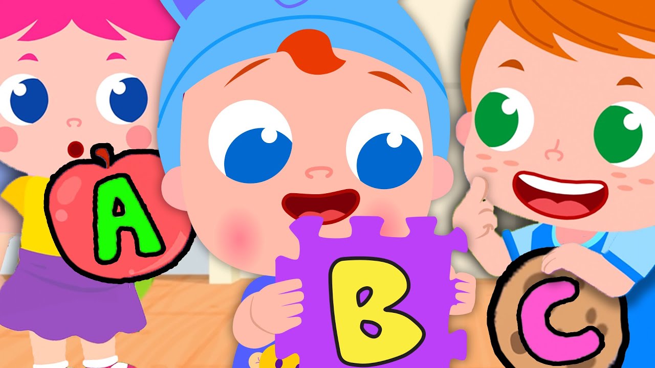 Learning My ABCs | Little Angel - Kids Songs - YouTube