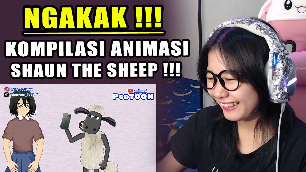 REACTION KOMPILASI SHAUN THE SHEEP DARI ANIMASI PODTOON - YouTube