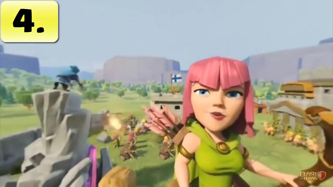 Top 10 Clash Of Clans Animations Movies - YouTube