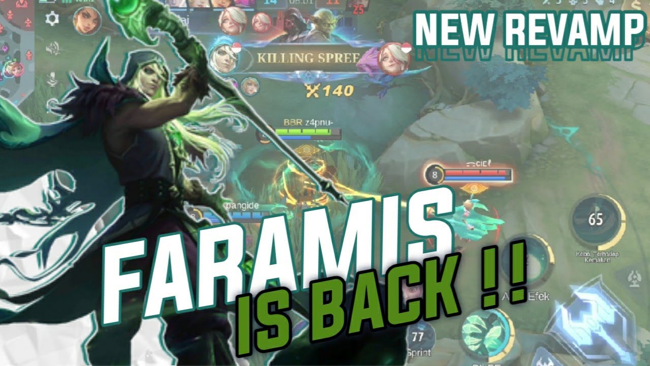 FARAMIS REVAMP + BEST BUILD FARAMIS 2023 - MOBILE LEGENDS - YouTube