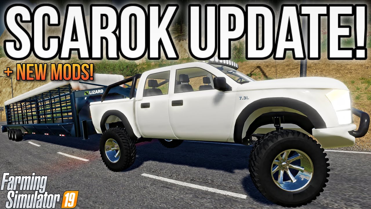 NEW MODS FS19! Scarok 4x4 Update (There's 2?) + Optional Fertilizer ...