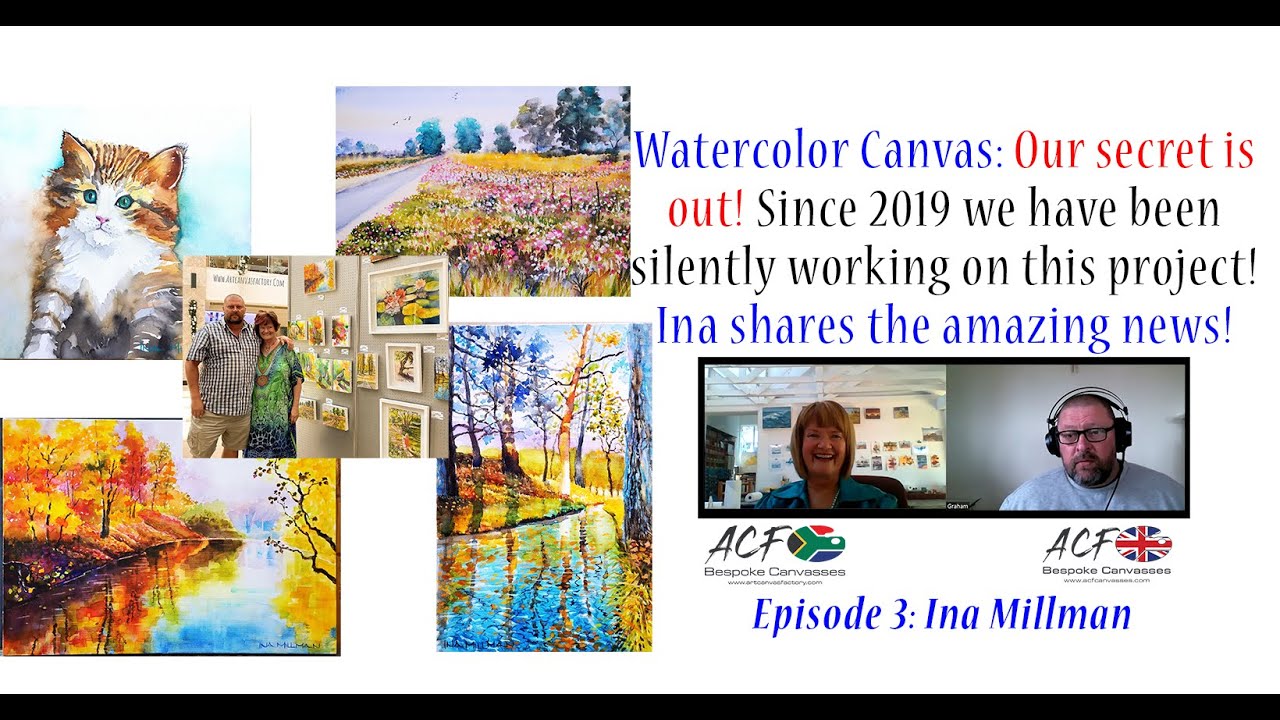Unveiling the Secret: The ACF Watercolor Canvas Arrives! - YouTube