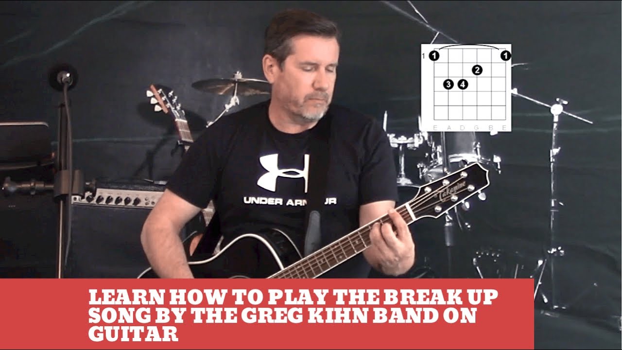 How to play The Break Up Song by The Greg Kihn Band on Guitar (Easy ...