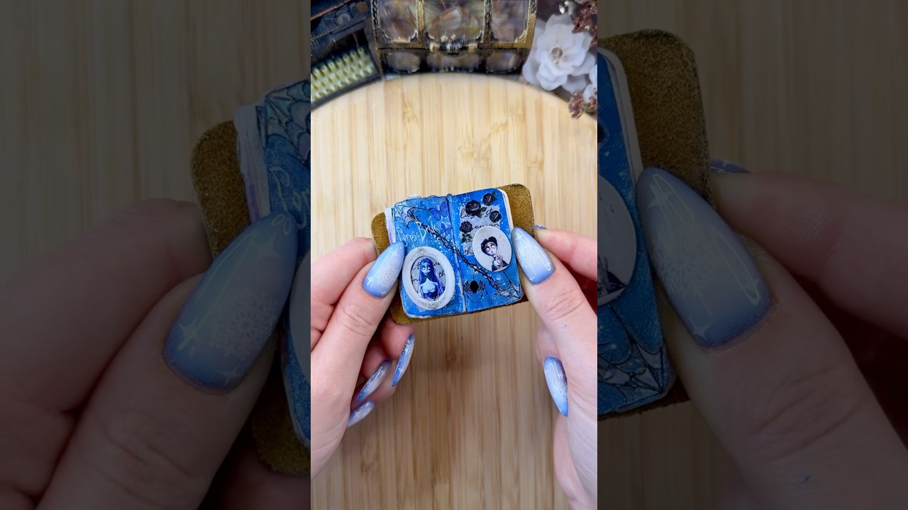 ASMR mini journal Corpse Bride🥀🕷️🕸️|#asmr #journal #corpsebride # ...