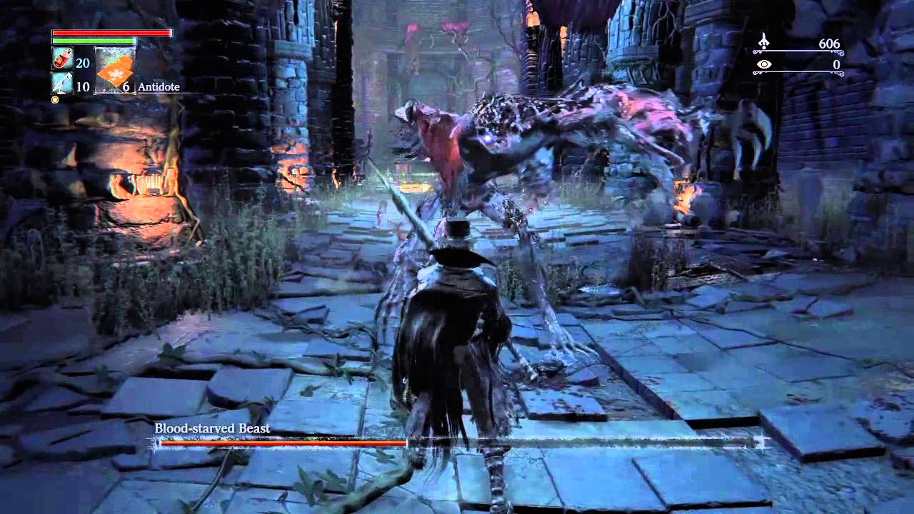 Bloodborne third boss fight - YouTube