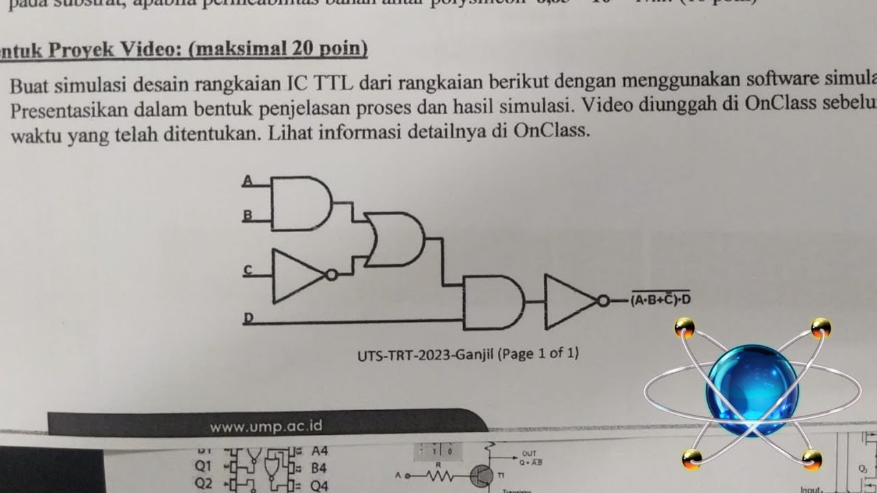Simulasi Rangkaian Gerbang Logika Ke IC TTL menggunakan aplikasi ...