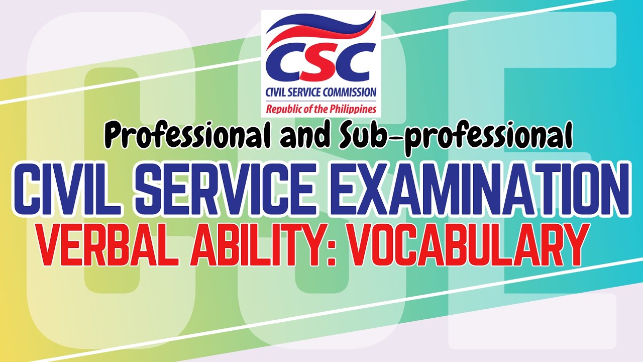 Civil Service Reviewer 2025 Professional / Sub-professional - Verbal ...