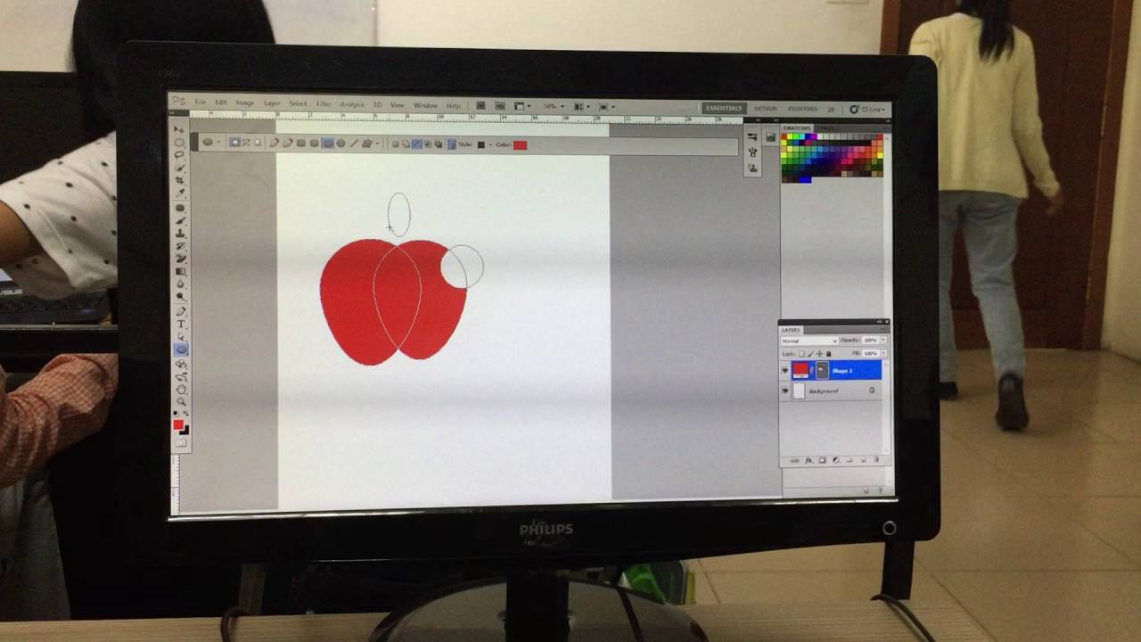 how to make the apple logo in photoshop - tutorial - YouTube