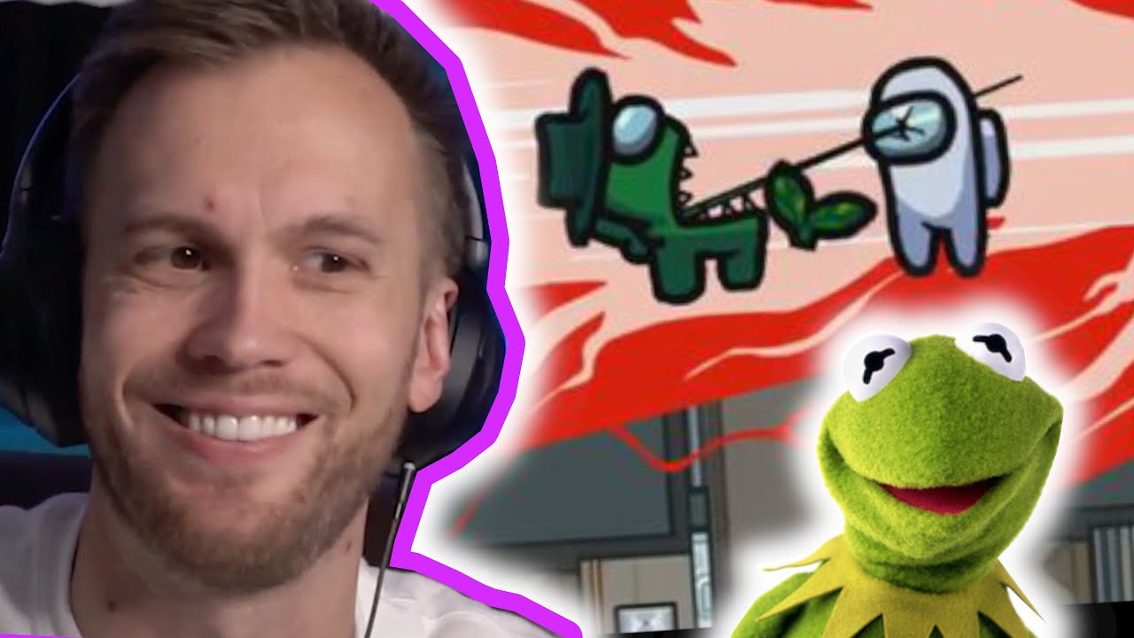 Kermit the Frog plays AMONG US! - Gaming with Voices - YouTube