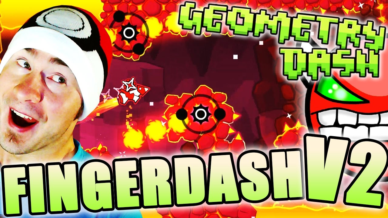 Geometry Dash 2.1 | FINGERDASH V2 by BlueLite ~ V2s Are Back! - YouTube