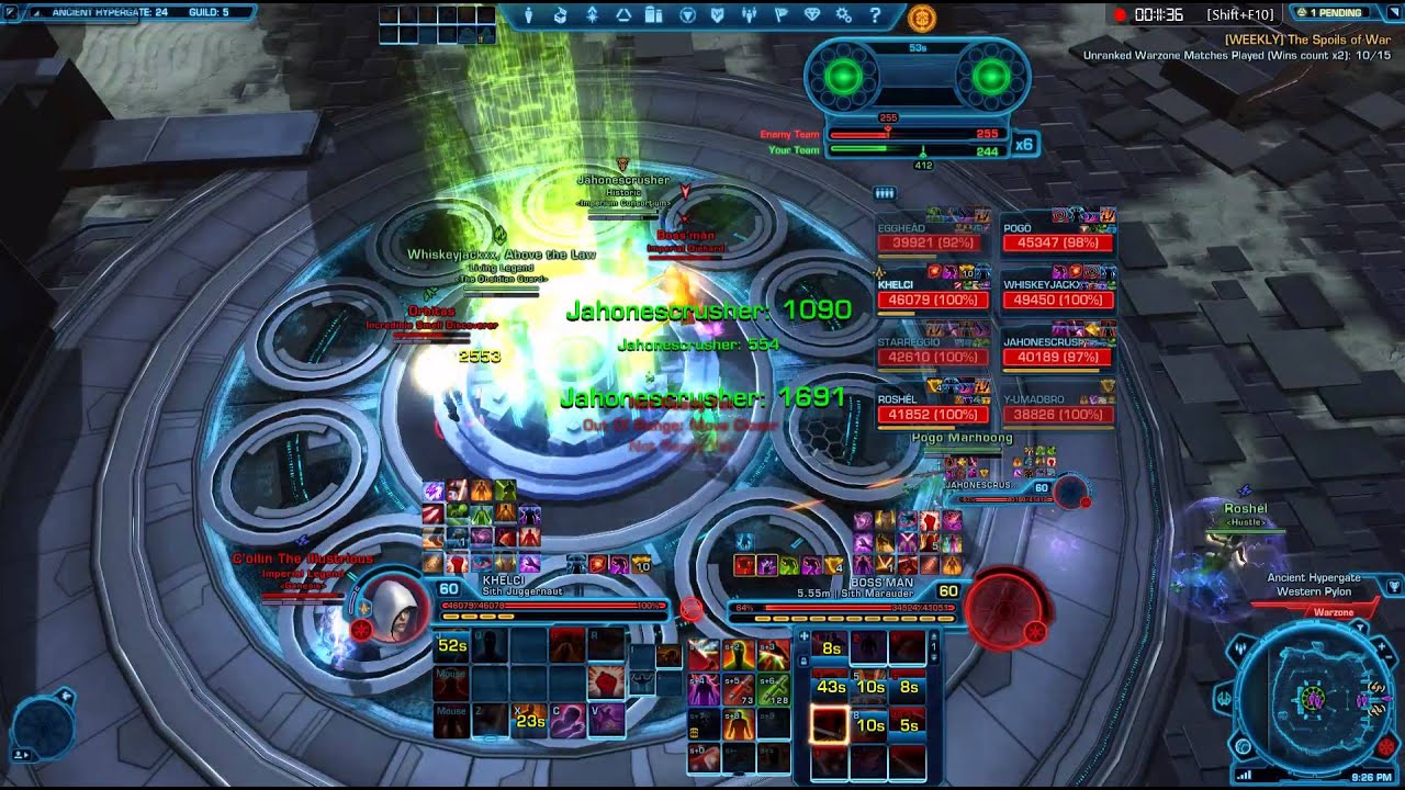 SWTOR: Ancient Hypergate - Egghead's (Barcode) 5,000,000 Damage (4 ...