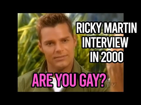 Ricky Martin asked if he is gay in interview