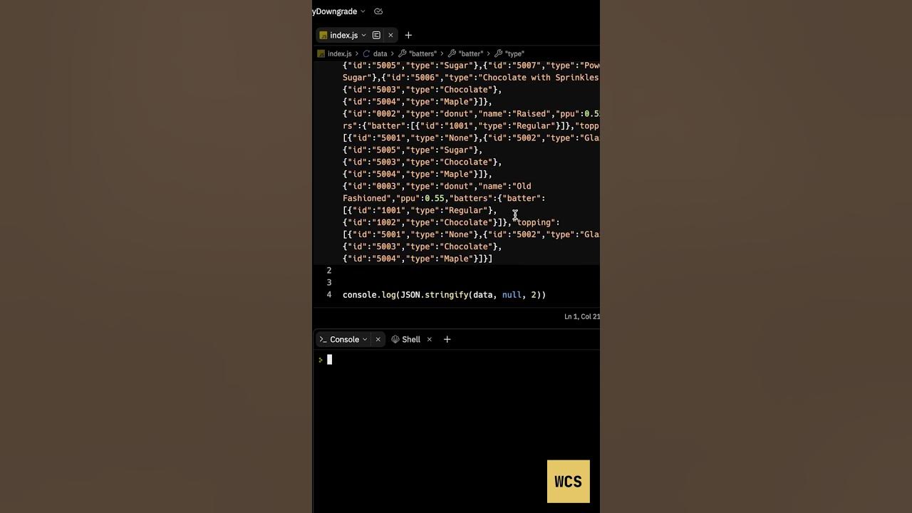 Pretty print a JSON API response with a one liner! #coding #javascript #json #webdevelopment ...