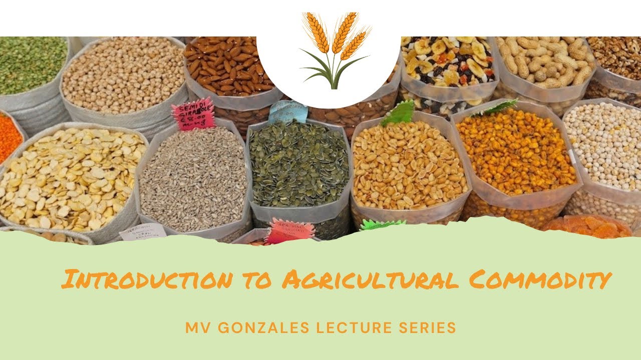 Introduction to Agricultural Commodity - YouTube