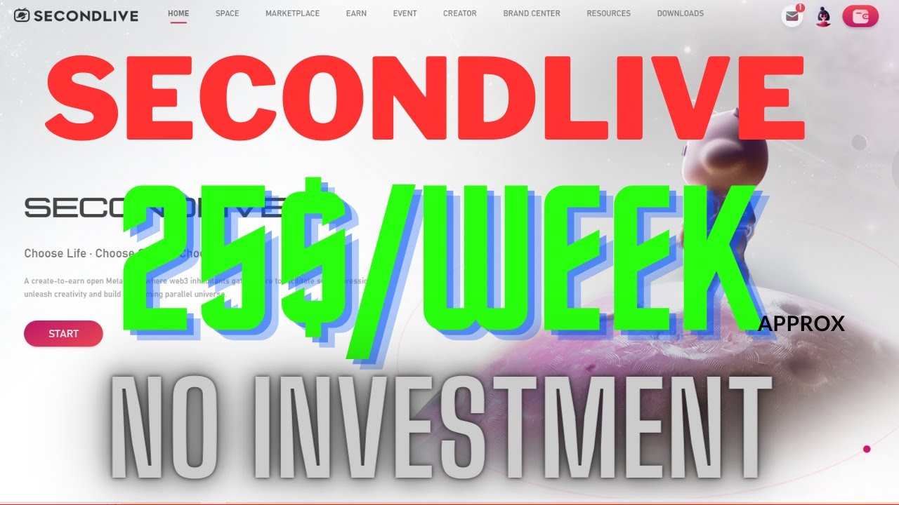 Secondlive Metaverse Confirmed Airdrop || Backed By Binance Labs || Claim Weekly Token by ...