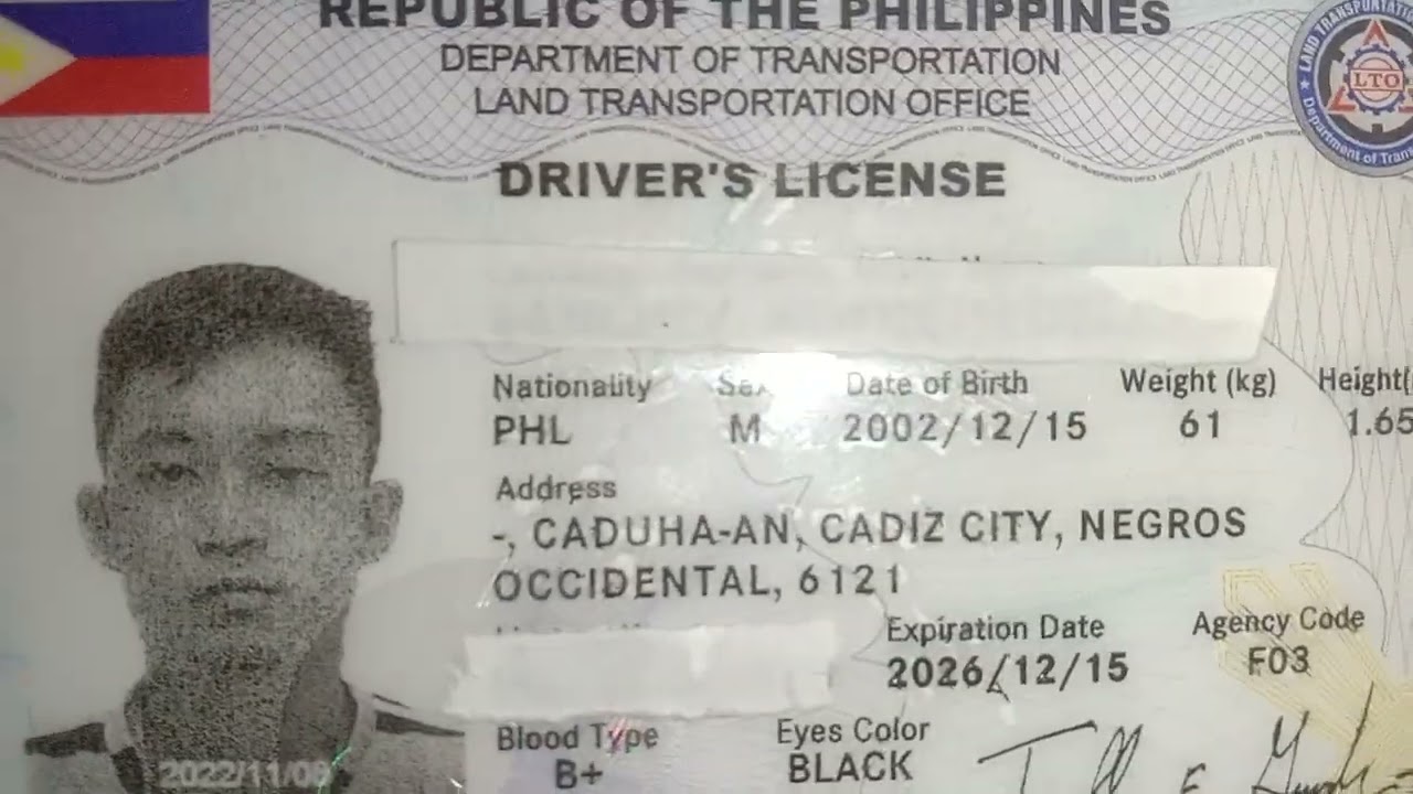 bagong driver license 2022 guys content kolng sa inyo salamat♥️ - YouTube