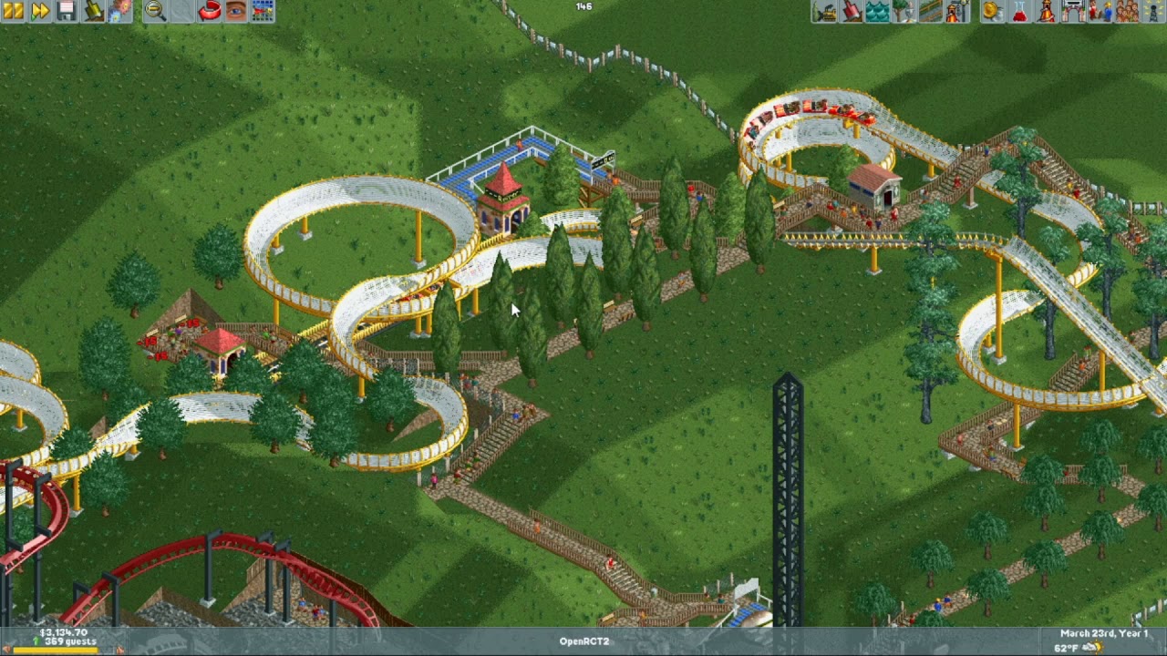 Lets Play OpenRCT2 Episode 34 - Mel's World Year 1 - YouTube