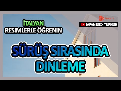 Japonca Resimlerle Öğrenin | Japonca Kelime Bilgisi Sürüş Sırasında Dinleme | Golearn