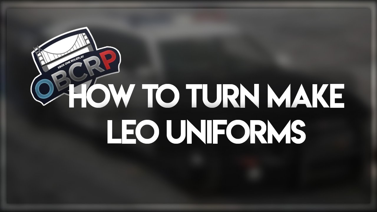 OBCRP LEO UNIFORMS!(LSPD,Blaine County, SAHP) - YouTube