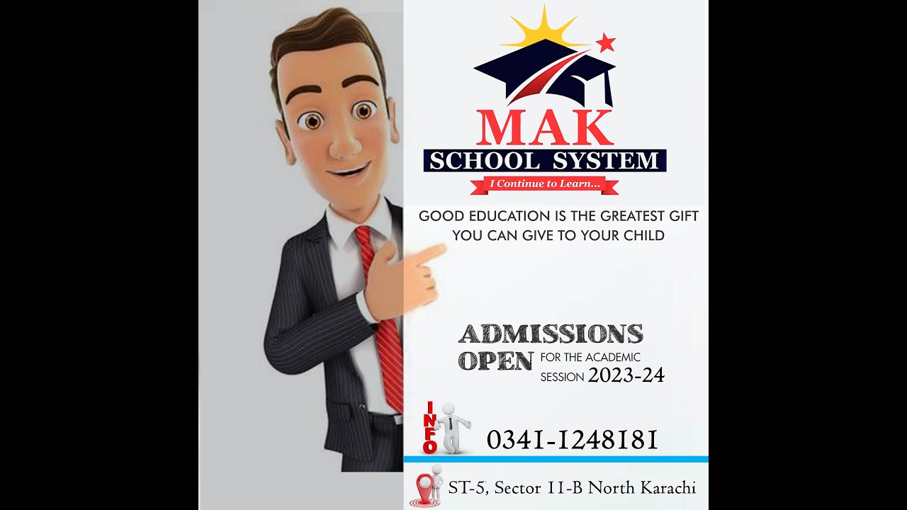 MAK SCHOOL SYSTEM // Admissions Open 2023-24 - YouTube