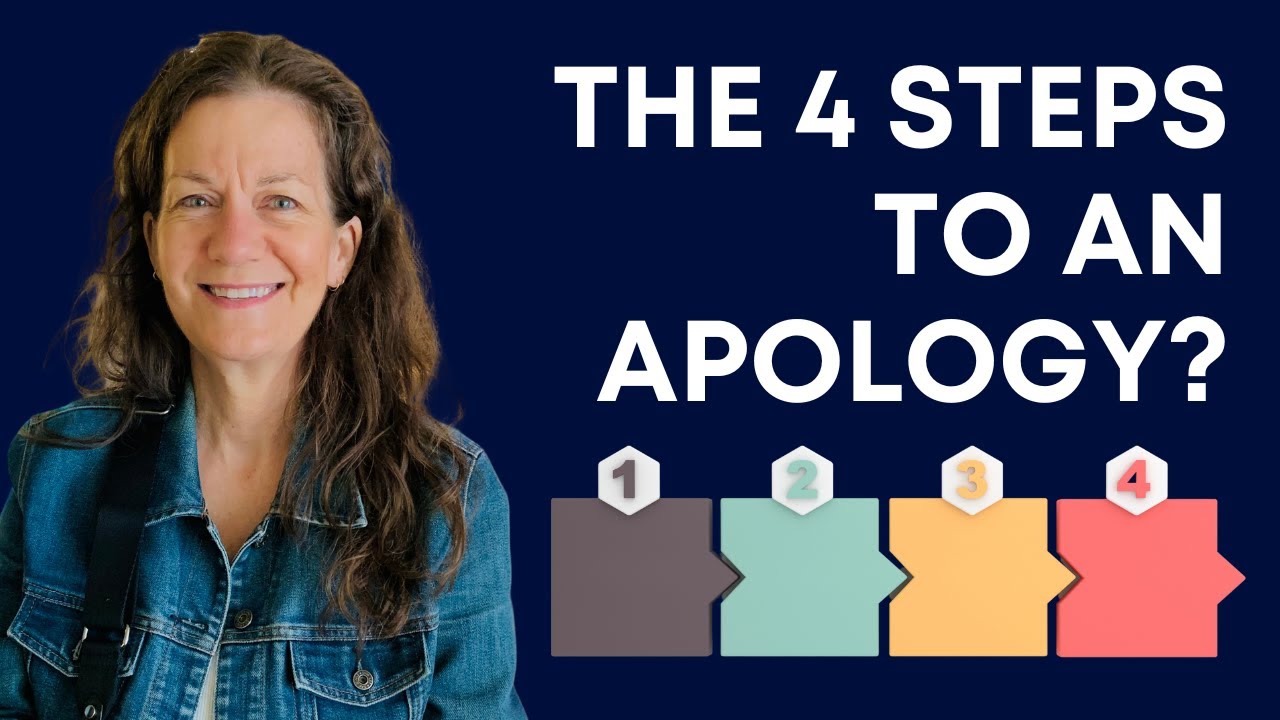 The Four Steps to an Apology? - YouTube