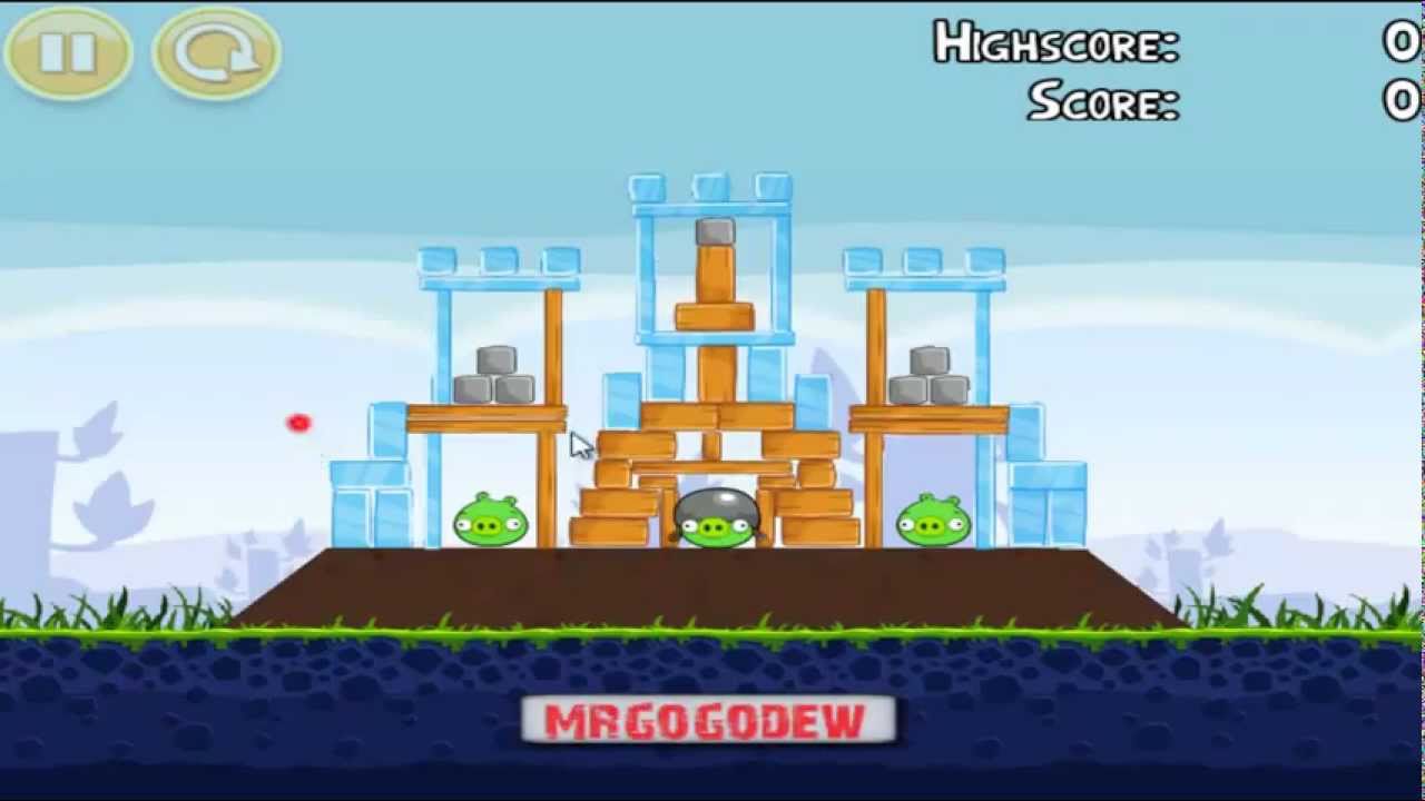 Angry Birds Walkthrough Part 1 - YouTube