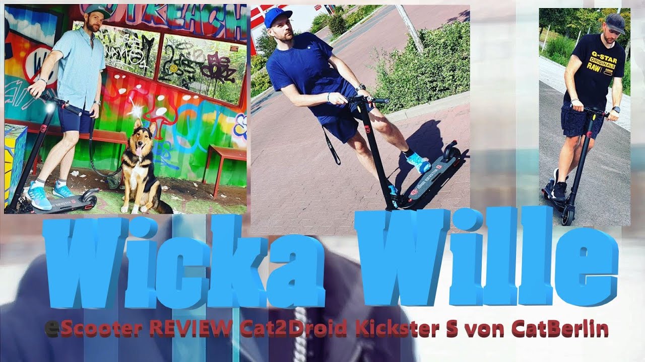 Cat2Droid Kickster S / review / CatBerlin escooter mit ...