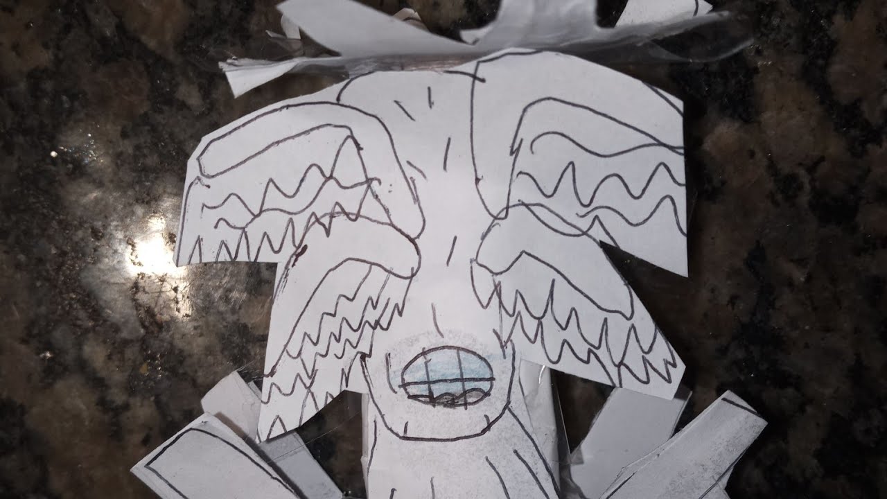 como fazer o Mahoraga de papel paper toy de jujutsu kaisen - YouTube