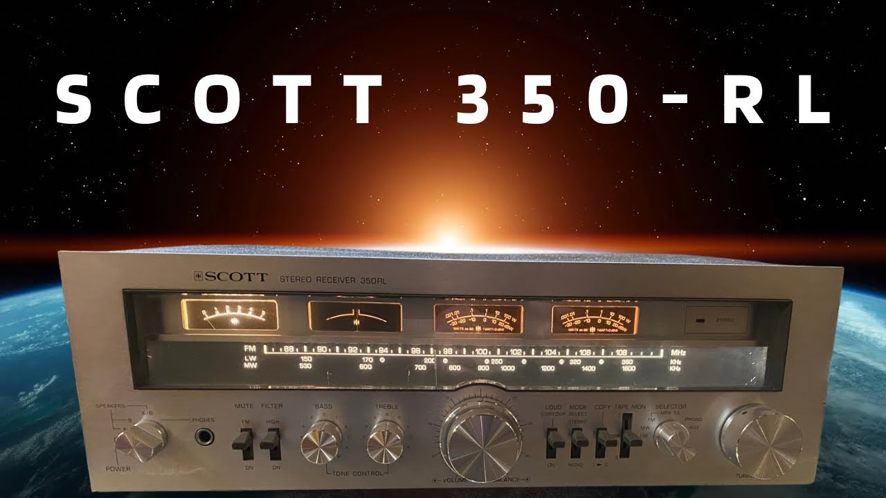 AMPLI RECEVEUR SCOTT 350-RL 🇺🇸😍😍😍 - YouTube