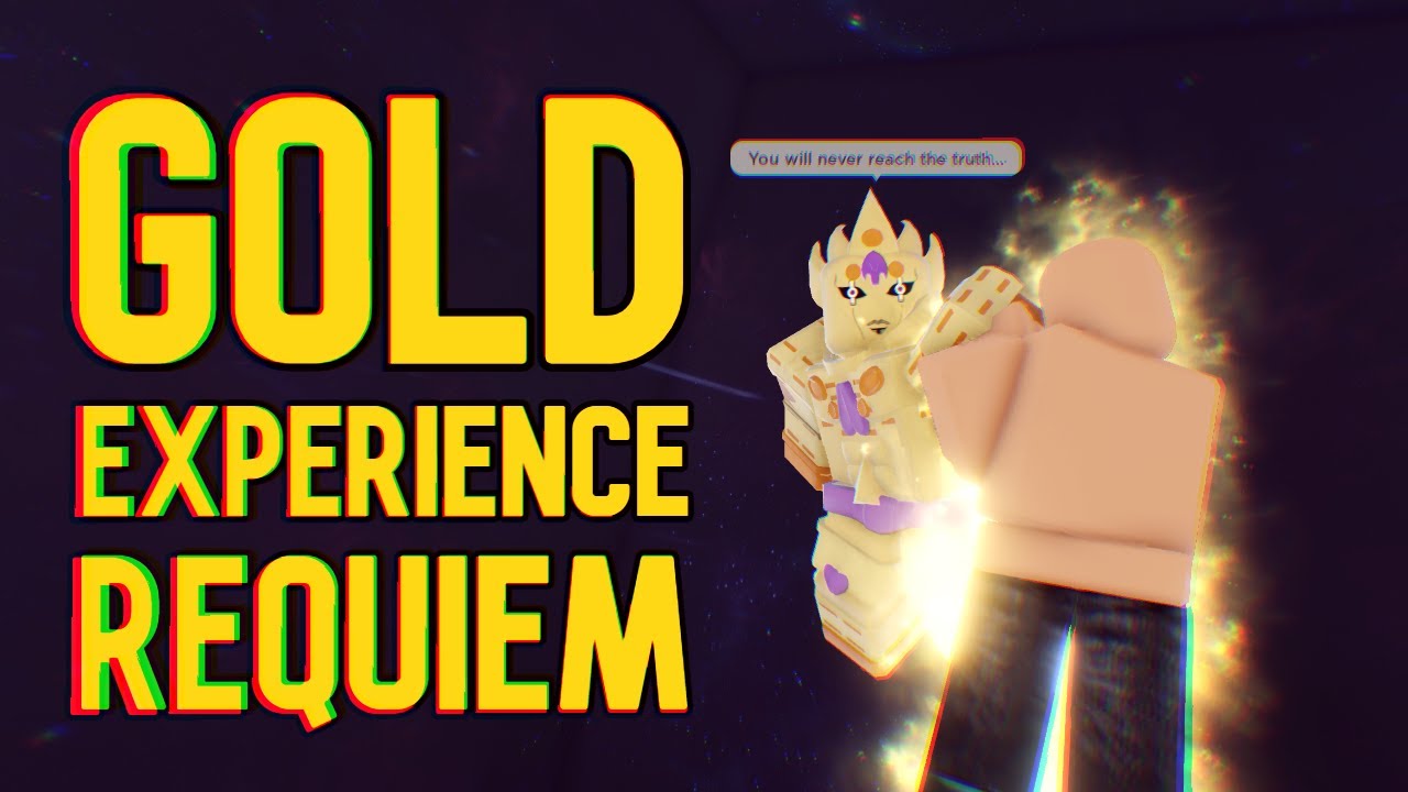 [YBA] The POWER of Gold Experience Requiem! - YouTube
