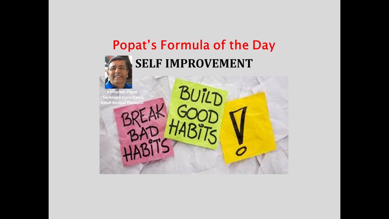 Improve your Habits & Lifestyle to CHANGE by Naresh Popat - YouTube