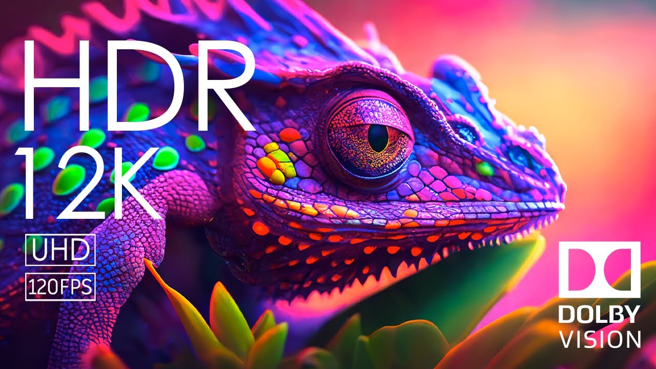 12K HDR 120fps Dolby Vision with Calming Music (Wildlife in Focus ...