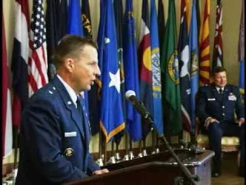 Higby takes charge of 81 TRW - YouTube