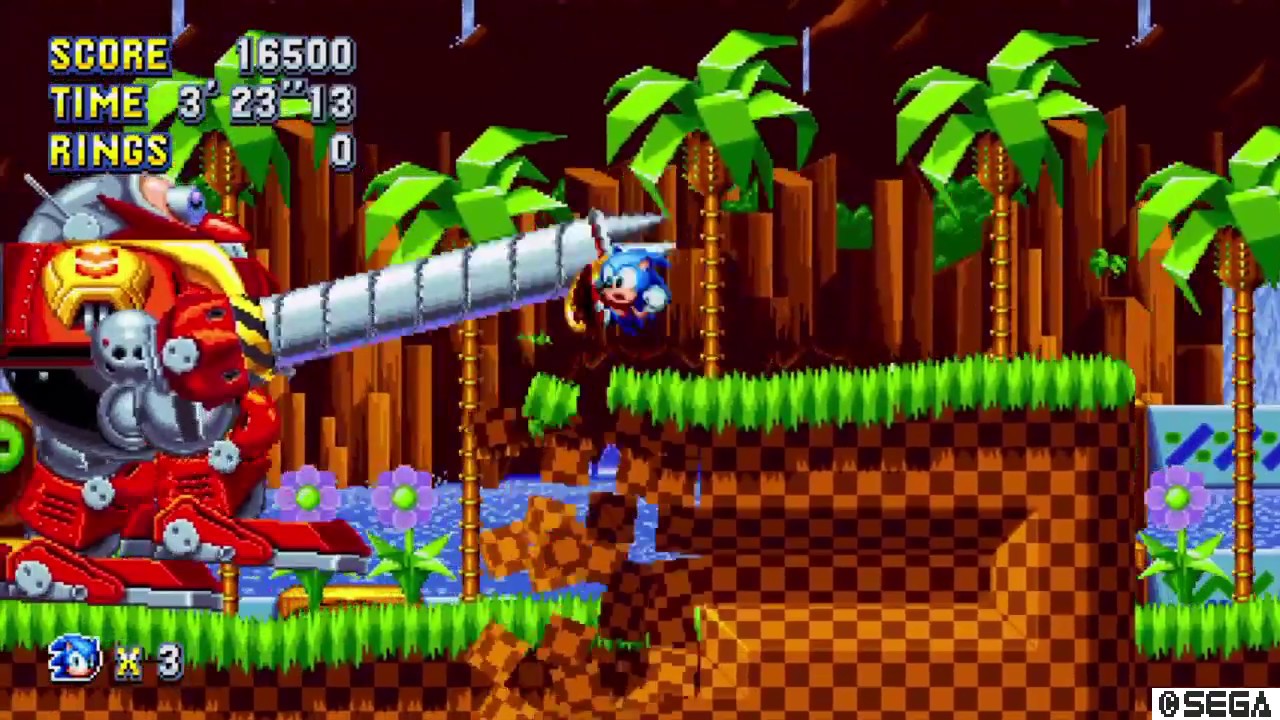 Sonic Mania - First Boss Bug? | Too Much Gaming - YouTube