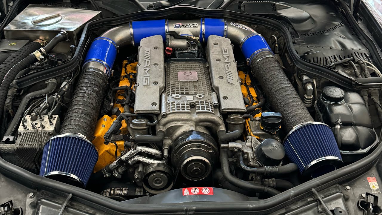 Supercharger Intake Upgrade & Belt Wrap Kit CLS 55 AMG IWC Stage 2 ...