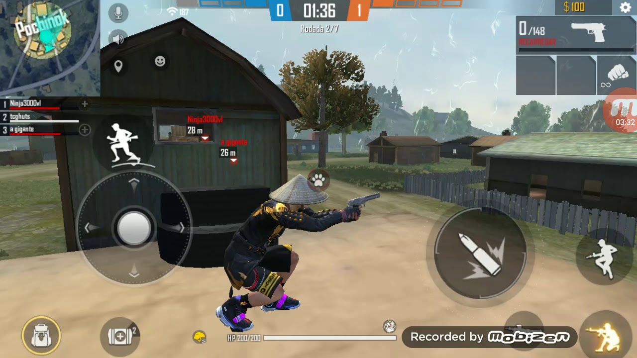 Jogando free fire - YouTube