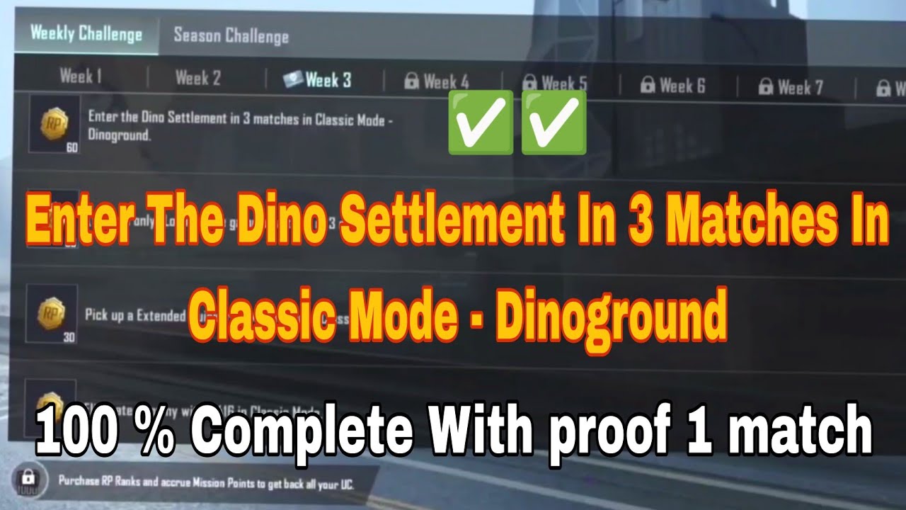 ENTER THE DINO SETTLEMENT IN 3 MATCHES IN CLASSIC MODE DINOGROUND ...