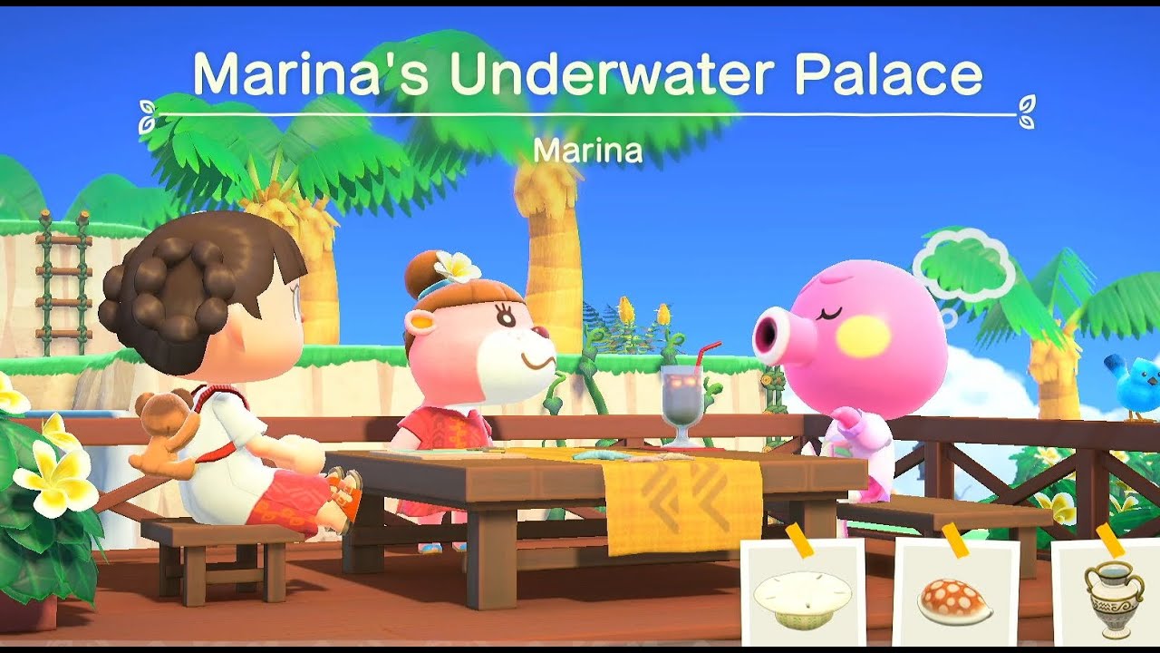 Animal Crossing Happy Home Paradise: Marina's Underwater Palace - YouTube