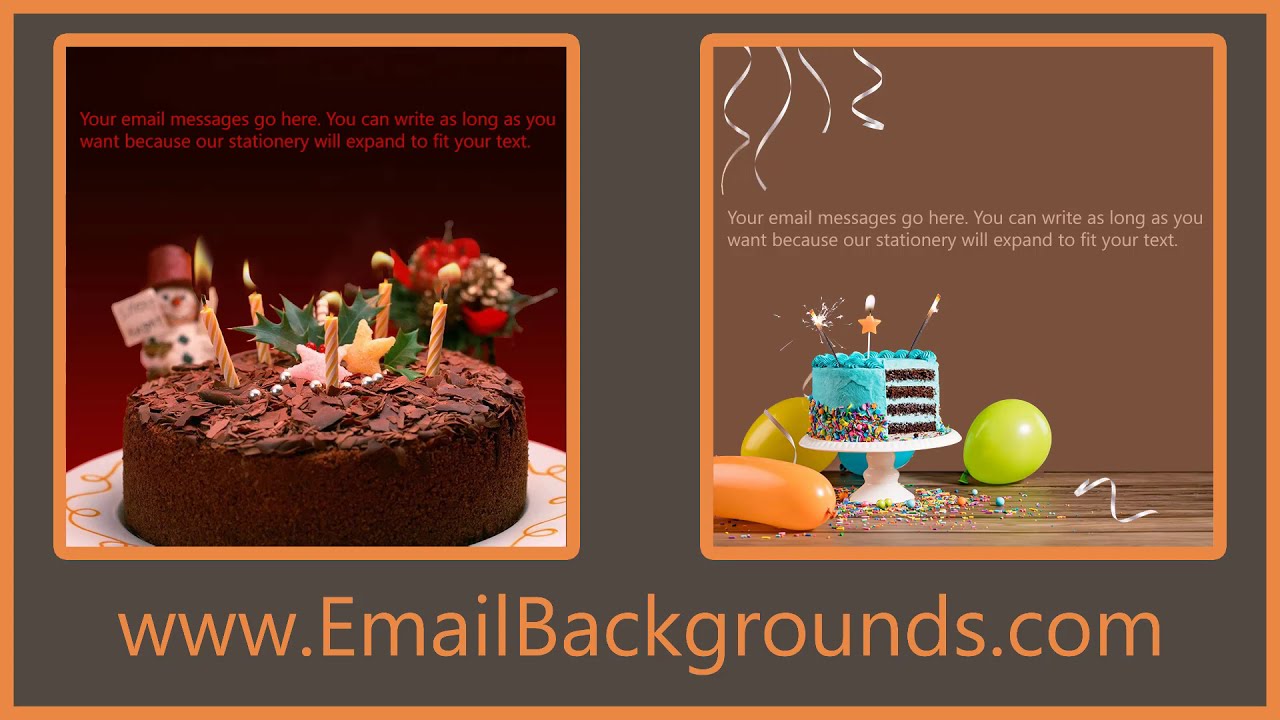 How to add email backgrounds, email stationery to Gmail, Apple Mail ...