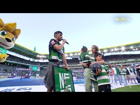 Discurso de Neto na despedida de Alvalade