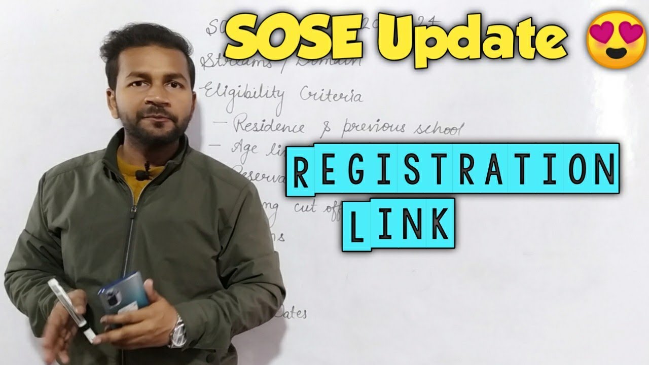 SOSE Class 9th Registration Link 😍 - YouTube