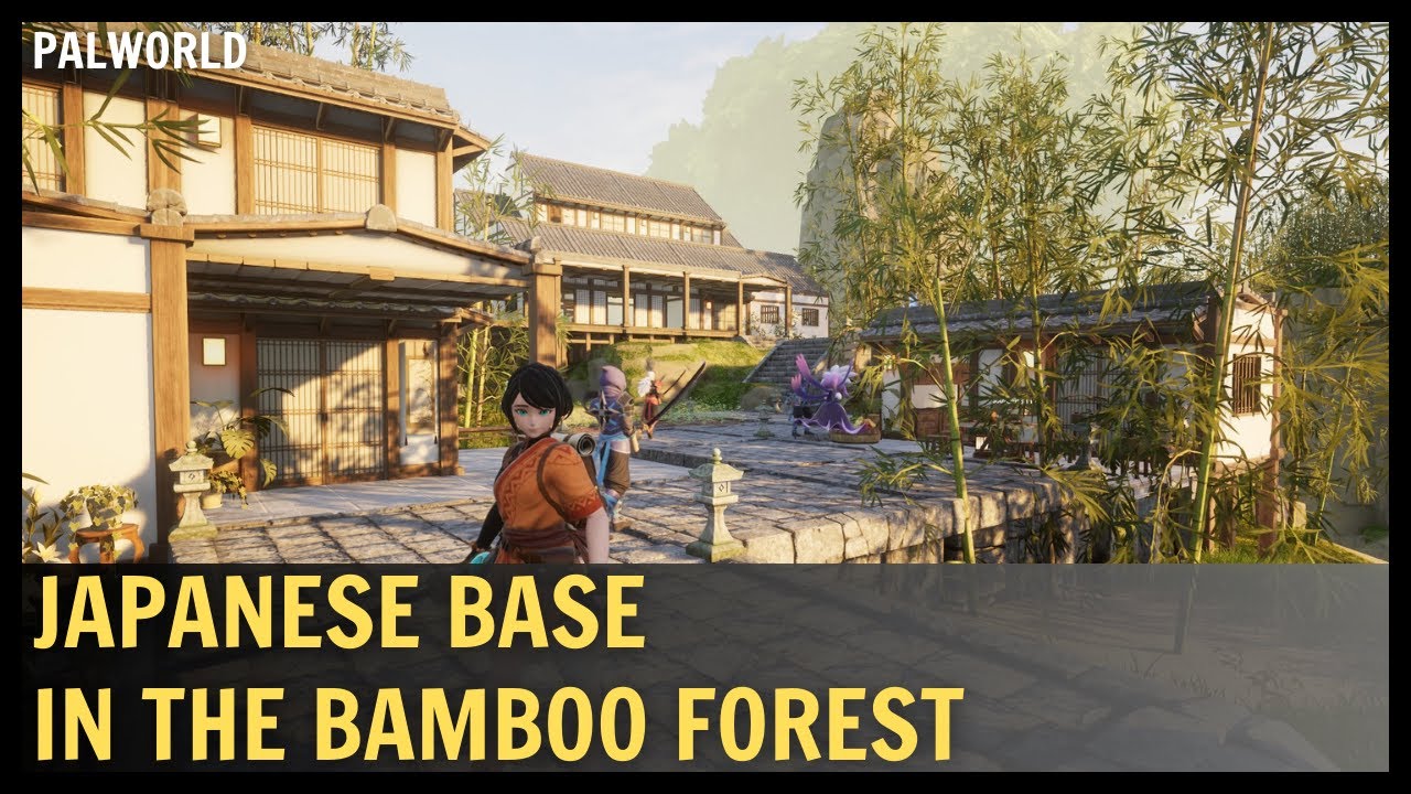 PALWORLD - The Most COZY JAPANESE BASE In Bamboo Forest! Base Tour ...