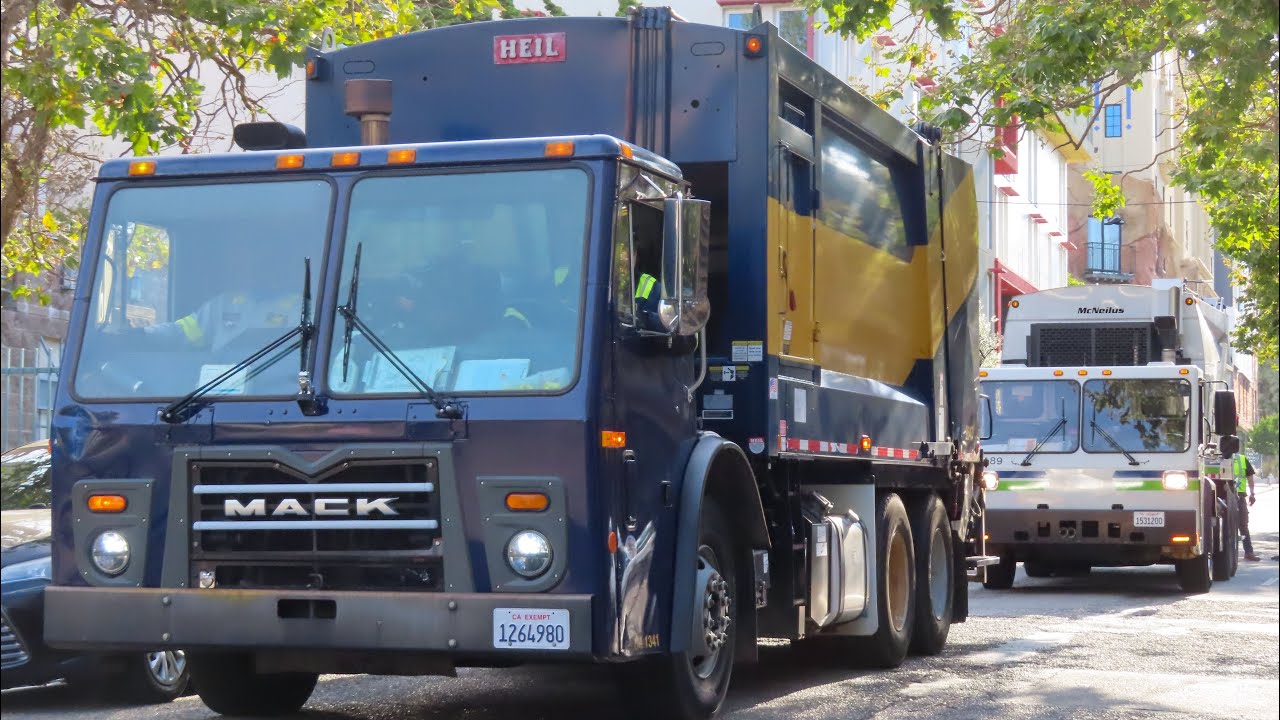 Mack LEU Heil DP 5000- Cal Zero Waste - YouTube