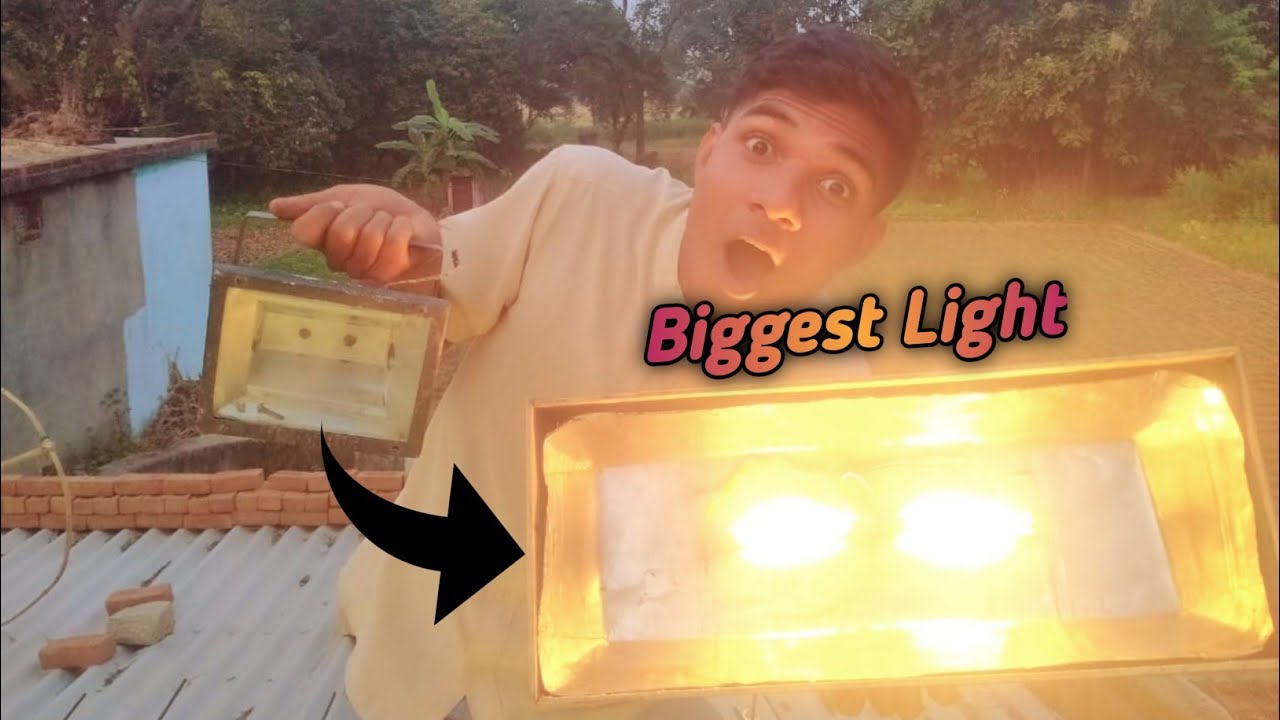 We Made World's Biggest light LED-its very Bratness...दुनिया का सबसे ...