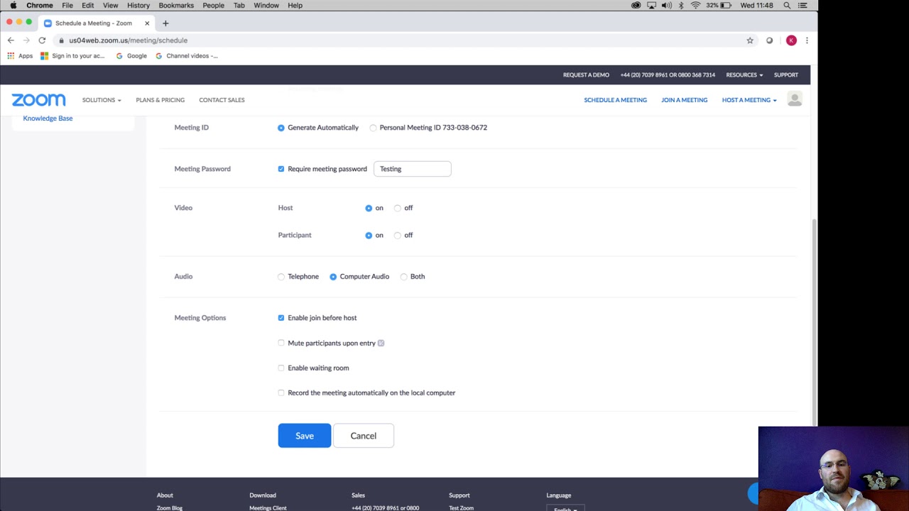 How to book a Zoom meeting - YouTube