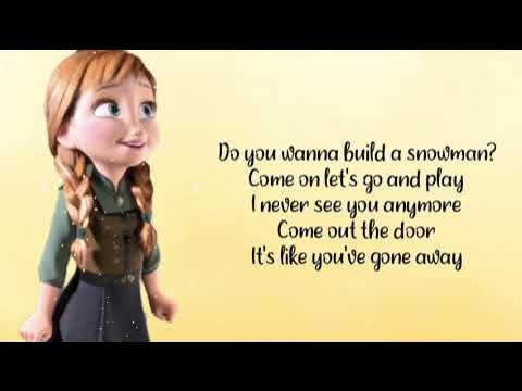 Do you wanna build a snowman? - FROZEN (Lyrics) - YouTube