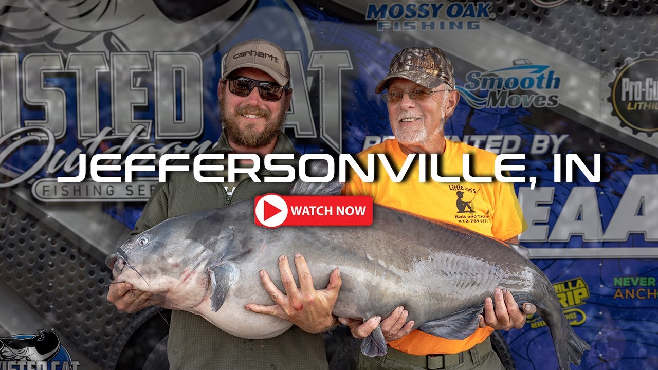 BIG Ohio River Blue CATFISH caught in tournament - YouTube