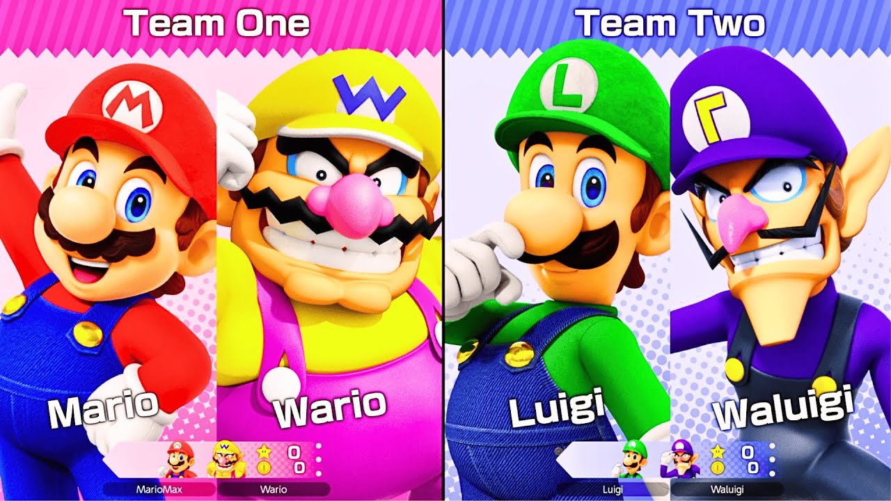 Super Mario Party Jamboree - Who Wins? Mario & Wario vs Luigi & Waluigi ...