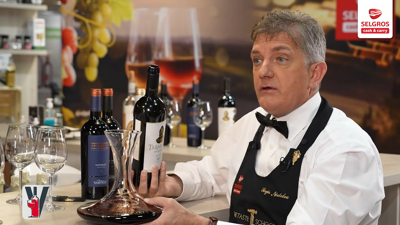 Vin la Selgros – Chateau Vartely: Individo Saperavi și Taraboste - YouTube